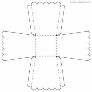 Caixinha Delicada para Lembrancinha com Moldes - Pop Lembrancinhas