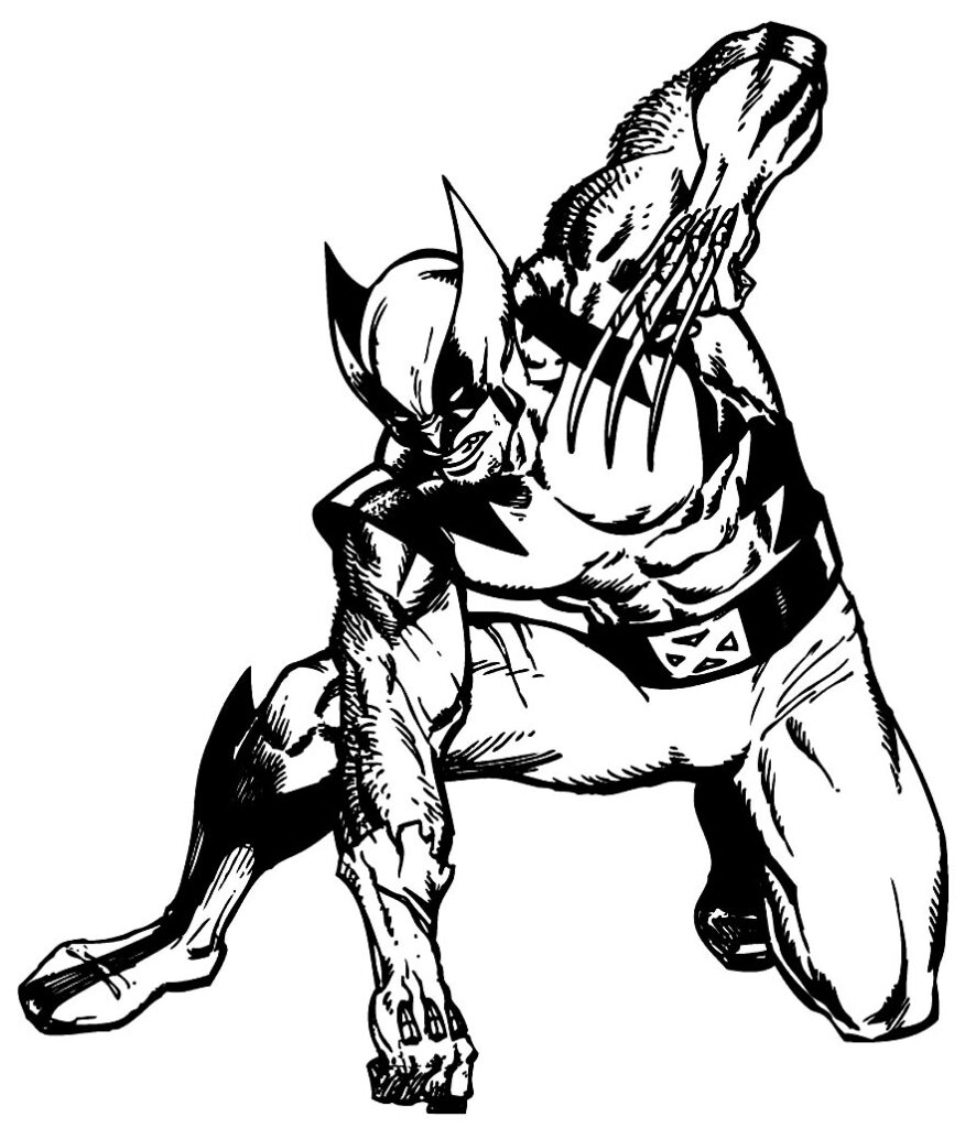 50+ Desenhos de Wolverine para colorir e imprimir - Pop Lembrancinhas