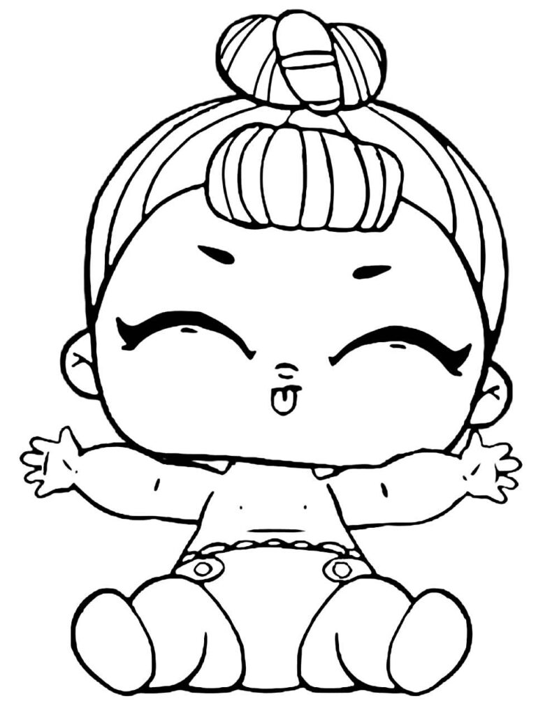 50+ Desenhos da Boneca LOL para colorir - Pop Lembrancinhas