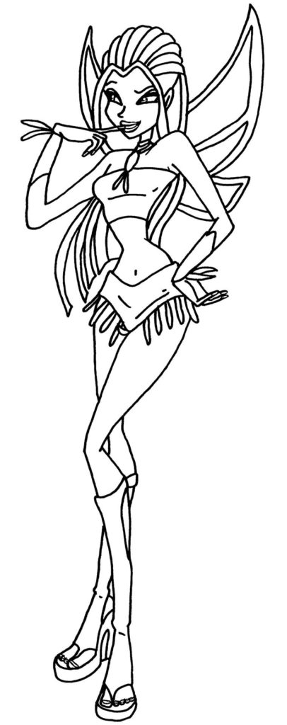 Desenhos de fada para colorir - Pop Lembrancinhas