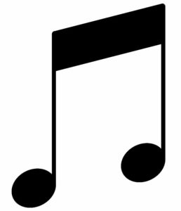 Moldes de notas musicais - Pop Lembrancinhas