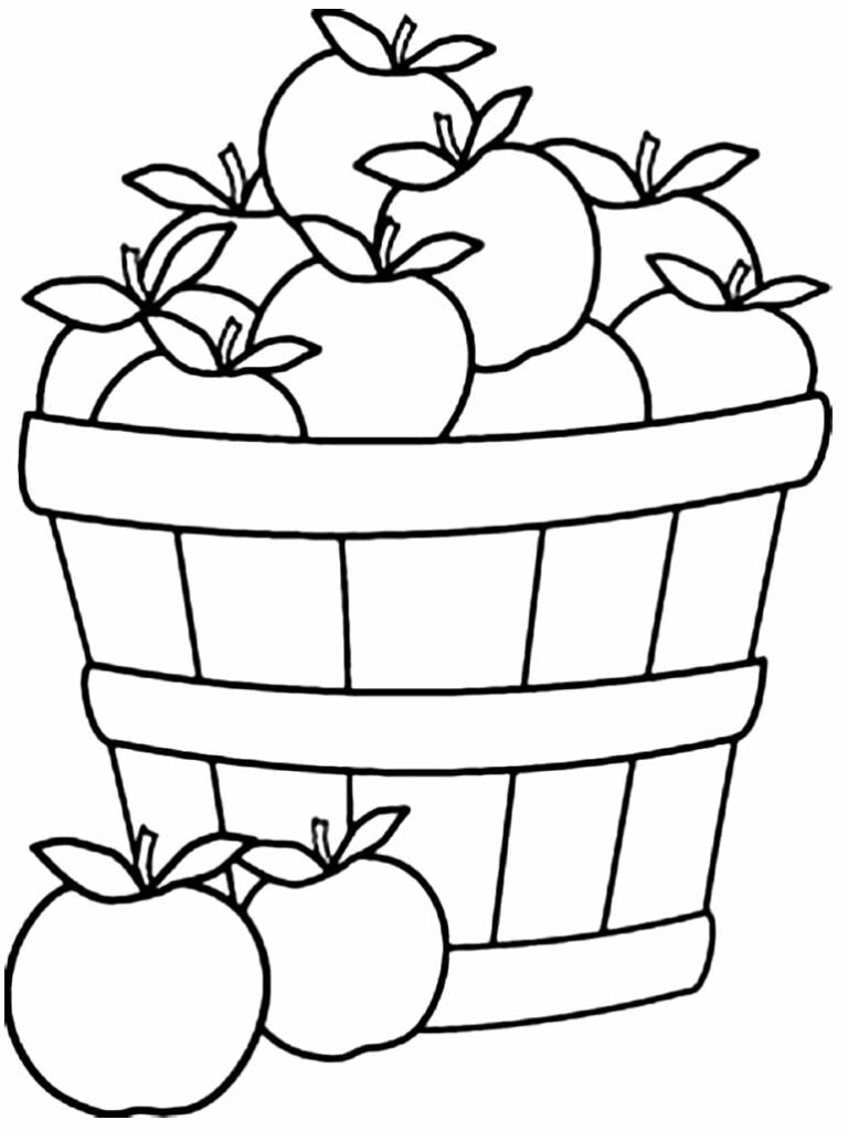 50+ Desenhos de Maçã para colorir - Pop Lembrancinhas