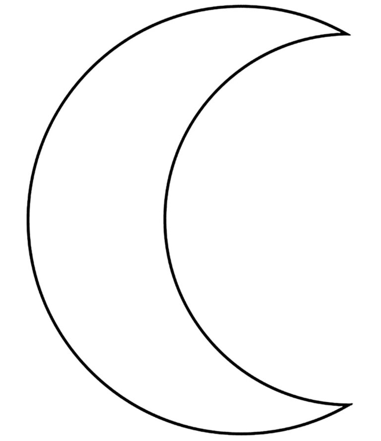 Desenhos de Lua para colorir - Pop Lembrancinhas