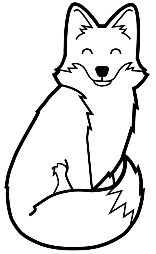30+ Desenhos de Raposa para colorir - Pop Lembrancinhas