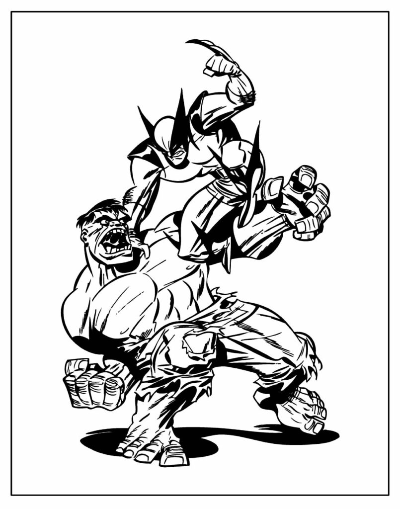 50+ Desenhos de Wolverine para colorir e imprimir - Pop Lembrancinhas