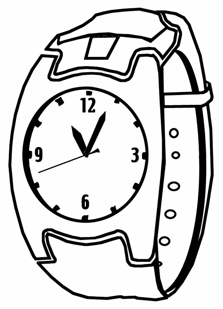 30+ Desenhos de Relógio para colorir - Pop Lembrancinhas
