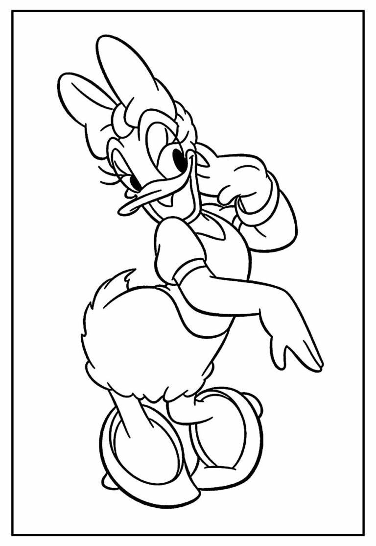 Desenhos da Margarida para colorir e imprimir