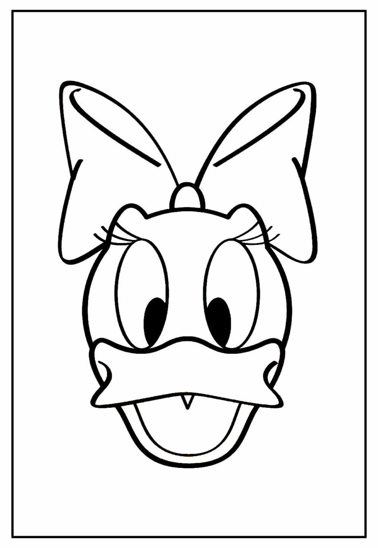 Desenhos da Margarida para colorir e imprimir