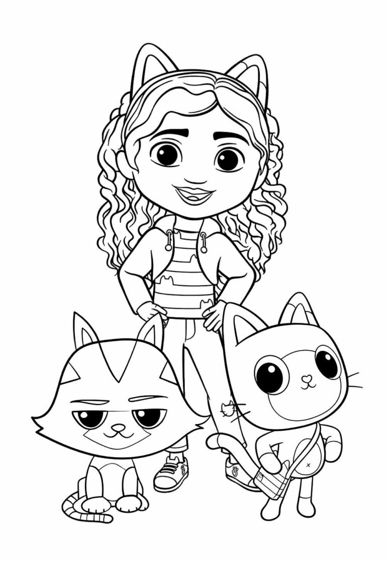 Desenhos de A Casa Mágica da Gabby para colorir - Pop Lembrancinhas