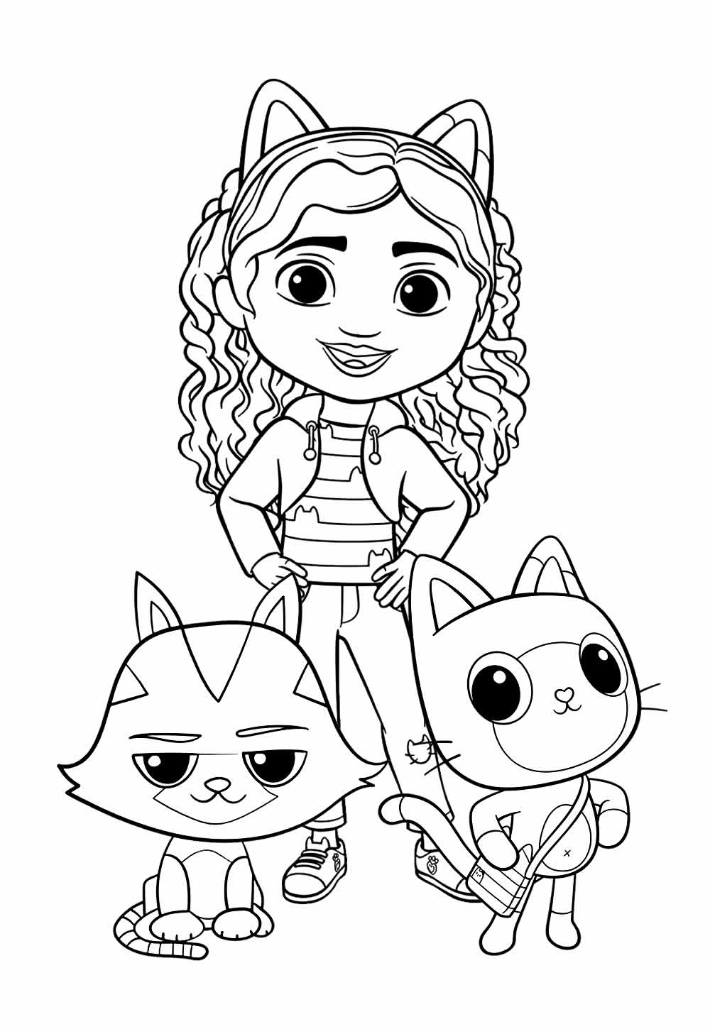 Desenhos de A Casa Mágica da Gabby para colorir - Pop Lembrancinhas