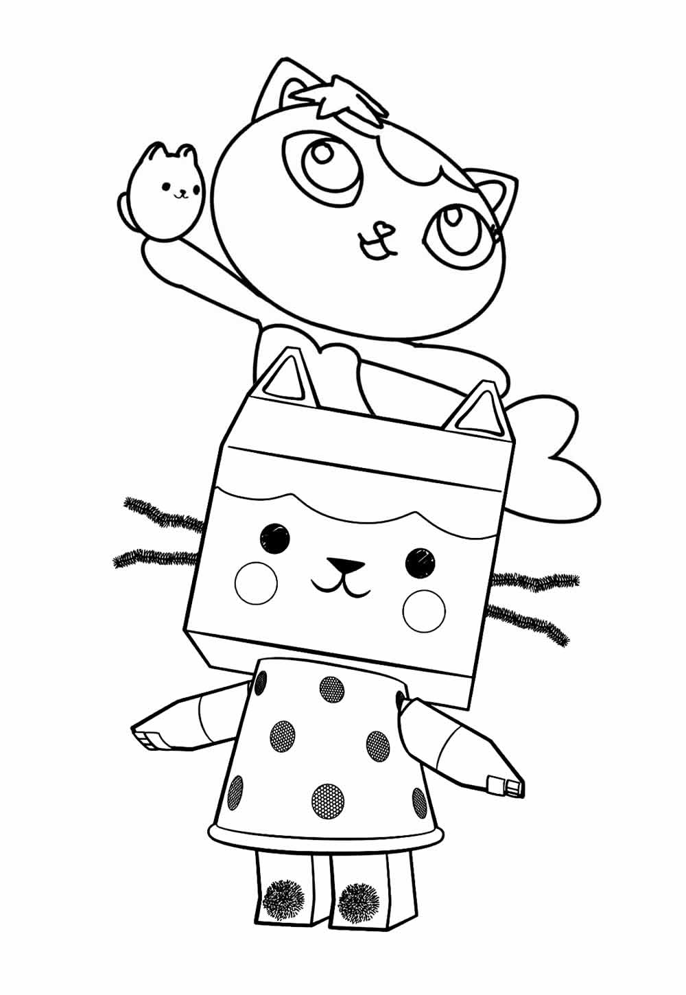 Desenhos de A Casa Mágica da Gabby para colorir - Pop Lembrancinhas