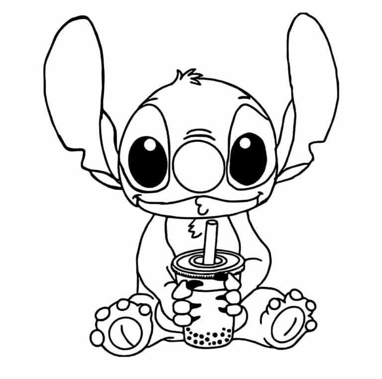 Desenhos de Stitch para pintar e colorir - Pop Lembrancinhas
