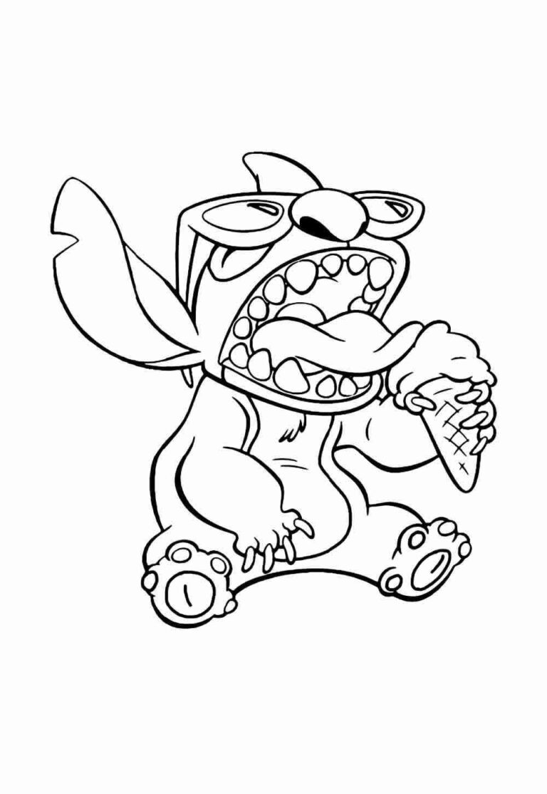 Desenhos de Stitch para pintar e colorir - Pop Lembrancinhas