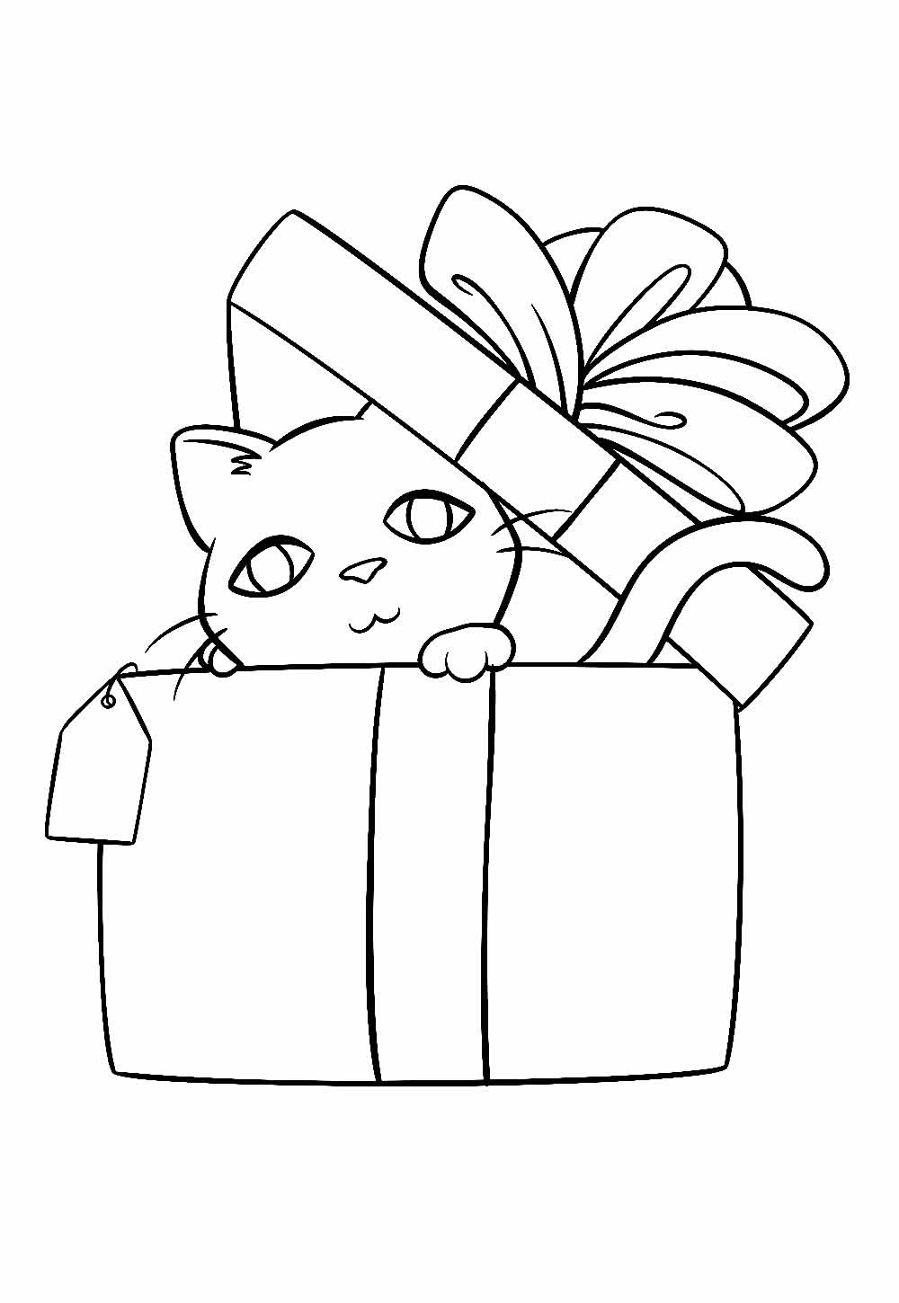Desenhos de Presente de Natal para pintar - Pop Lembrancinhas
