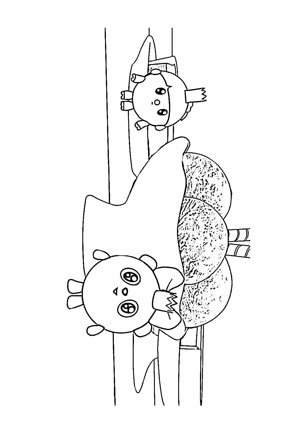 Desenhos de Baby Rikki para pintar - Pop Lembrancinhas