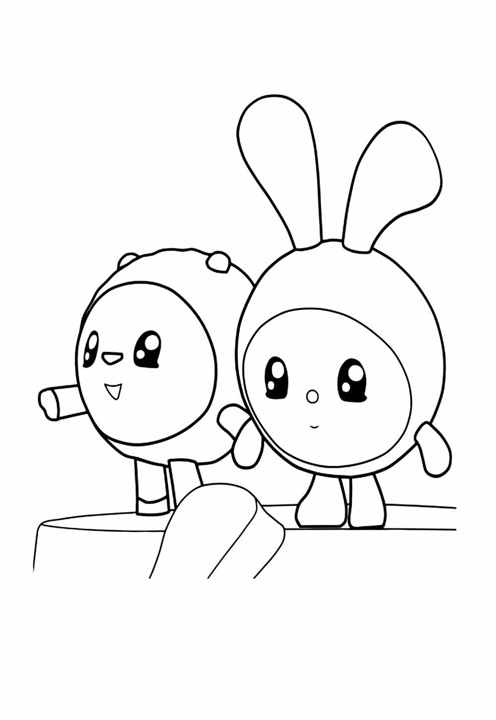 Desenhos de Baby Rikki para pintar - Pop Lembrancinhas