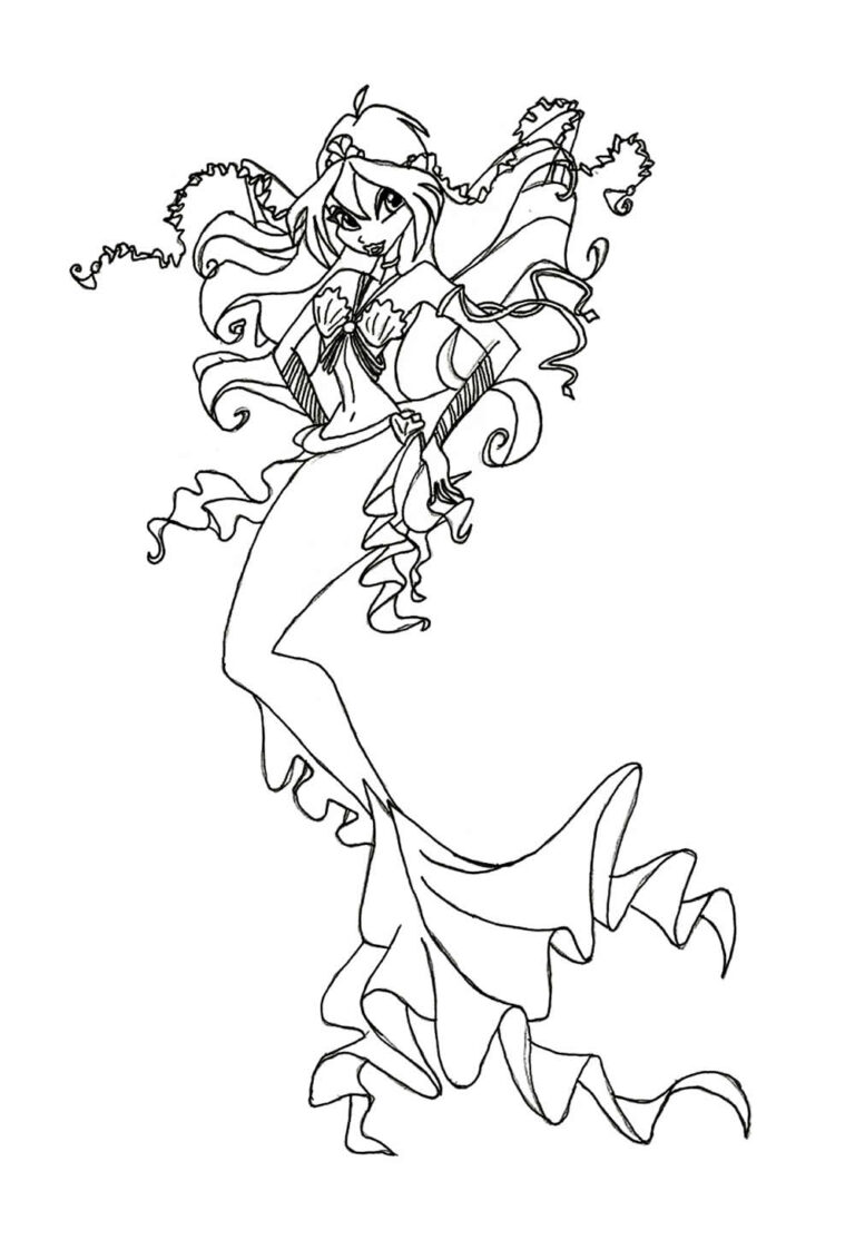 Desenhos de Winx Club para imprimir e pintar - Pop Lembrancinhas