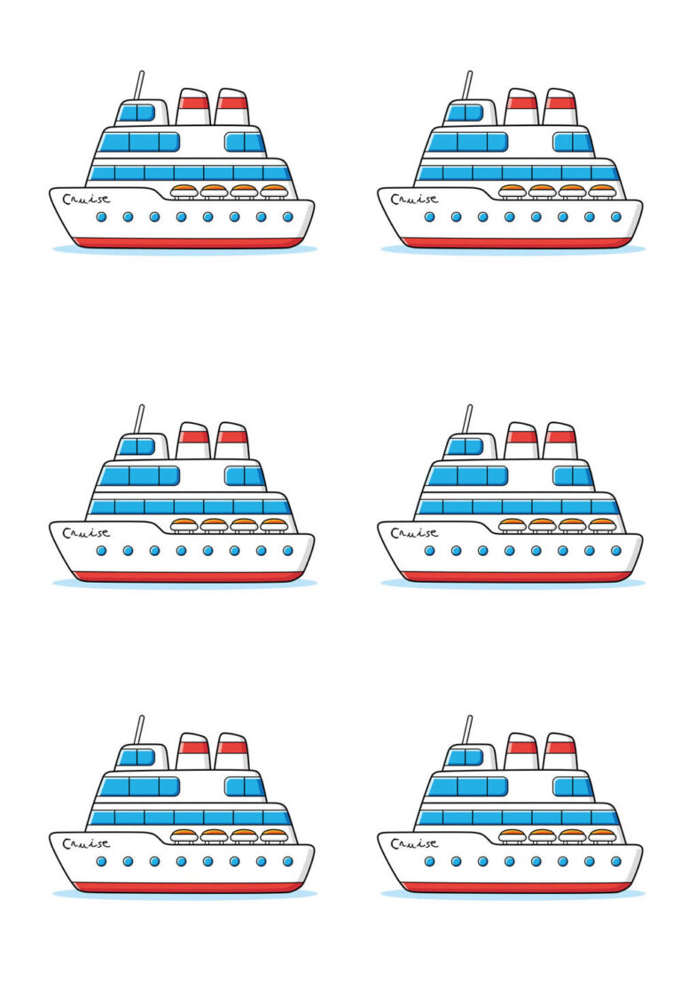 Moldes de Navio para Enfeites e Lembrancinhas - Pop Lembrancinhas