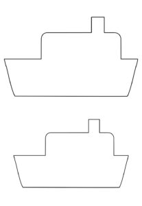 Moldes de Navio para Enfeites e Lembrancinhas - Pop Lembrancinhas