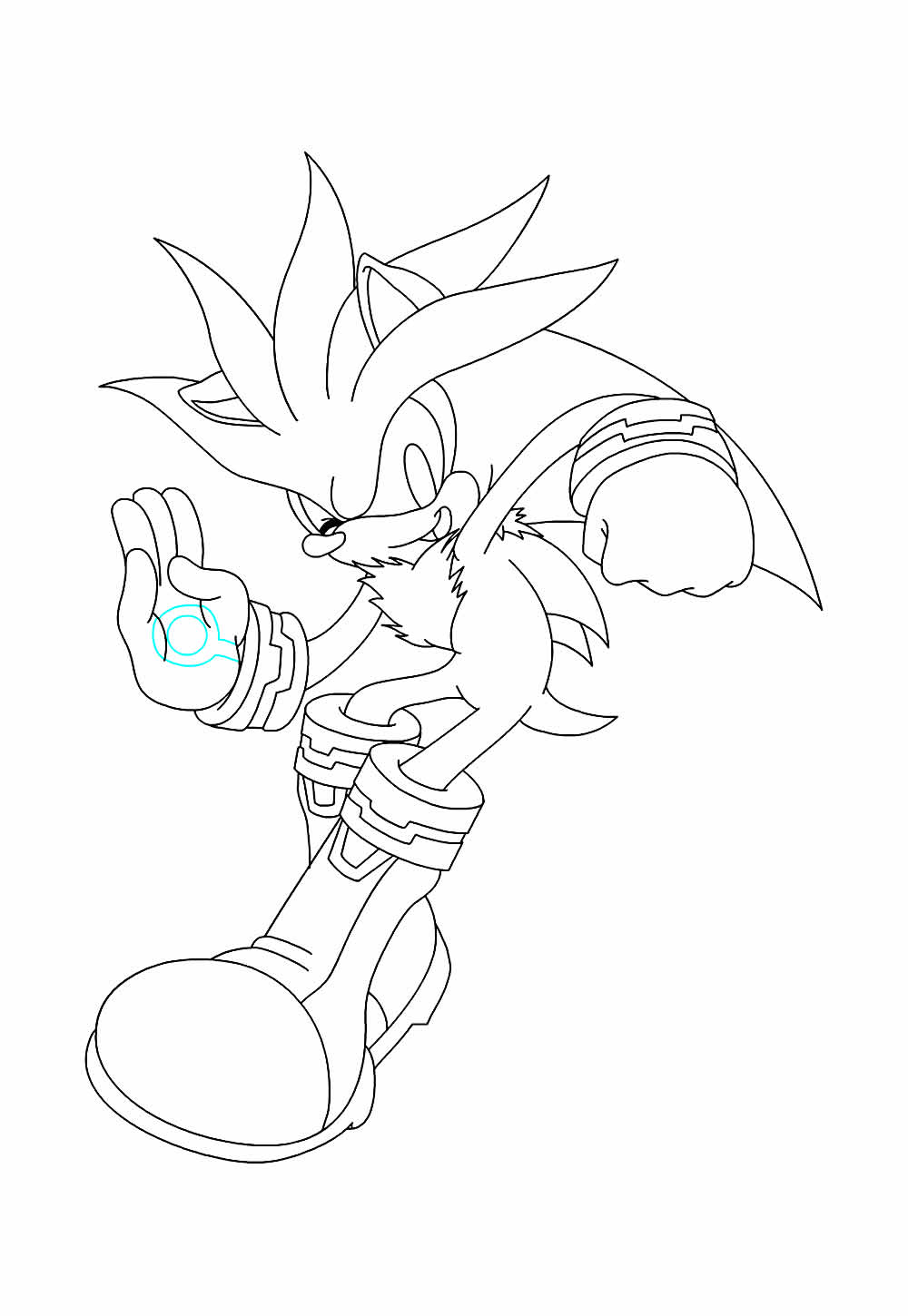 Desenhos de Knuckles the Echidna para pintar - Pop Lembrancinhas