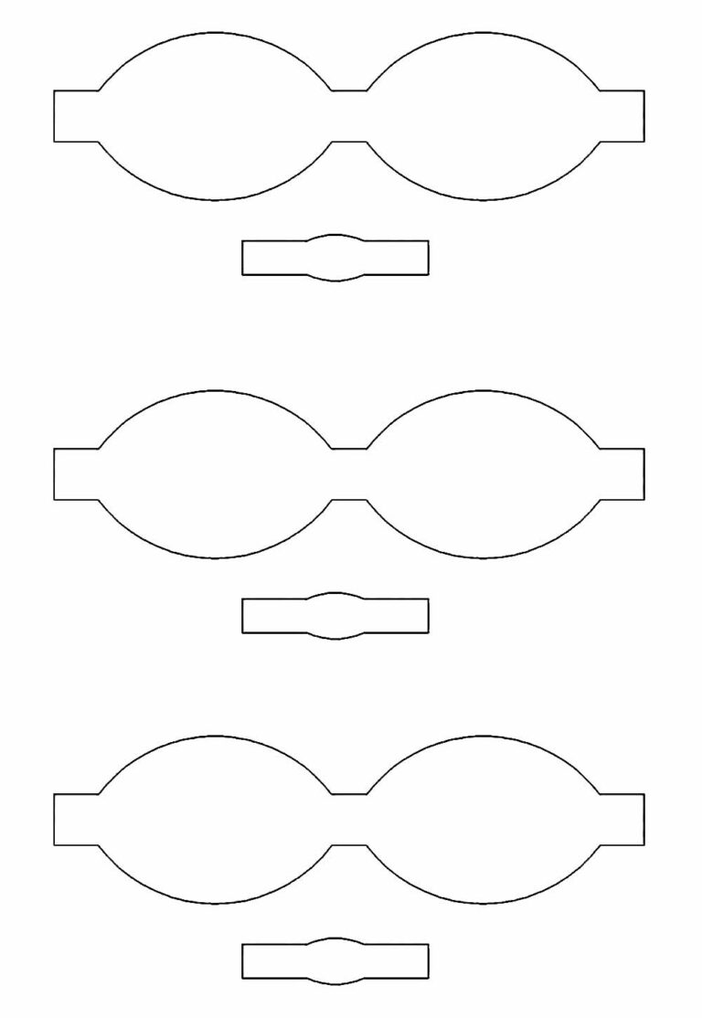 Moldes para Laço de Papel e EVA - Pop Lembrancinhas